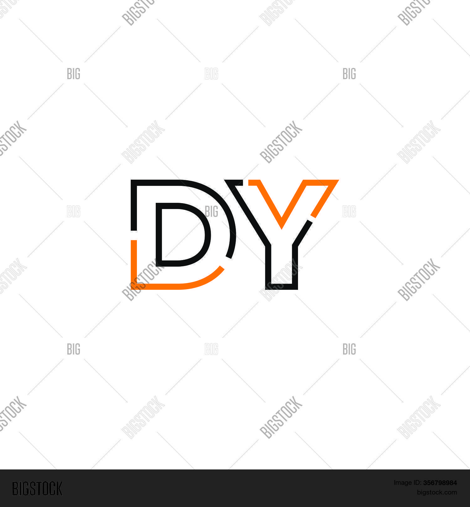Letter Dy Logo Icon Vector & Photo (Free Trial) | Bigstock
