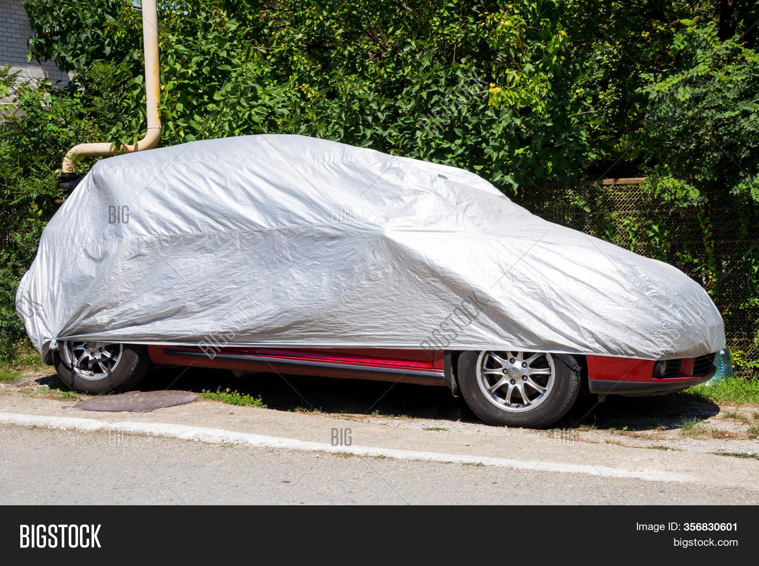 Car On Side Road Under Image & Photo (Free Trial) | Bigstock