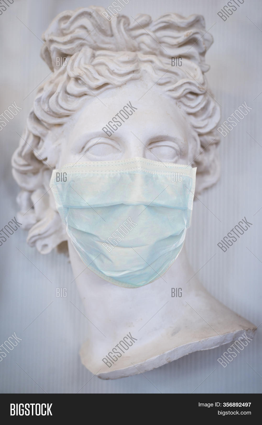 Greek Woman Statue Face