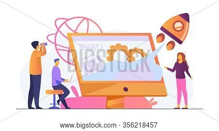 Team Starting Project Vector & Photo (Free Trial) | Bigstock