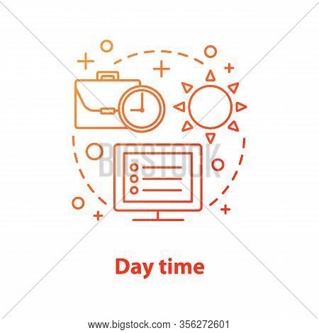 Day Time Concept Icon Vector & Photo (Free Trial) | Bigstock
