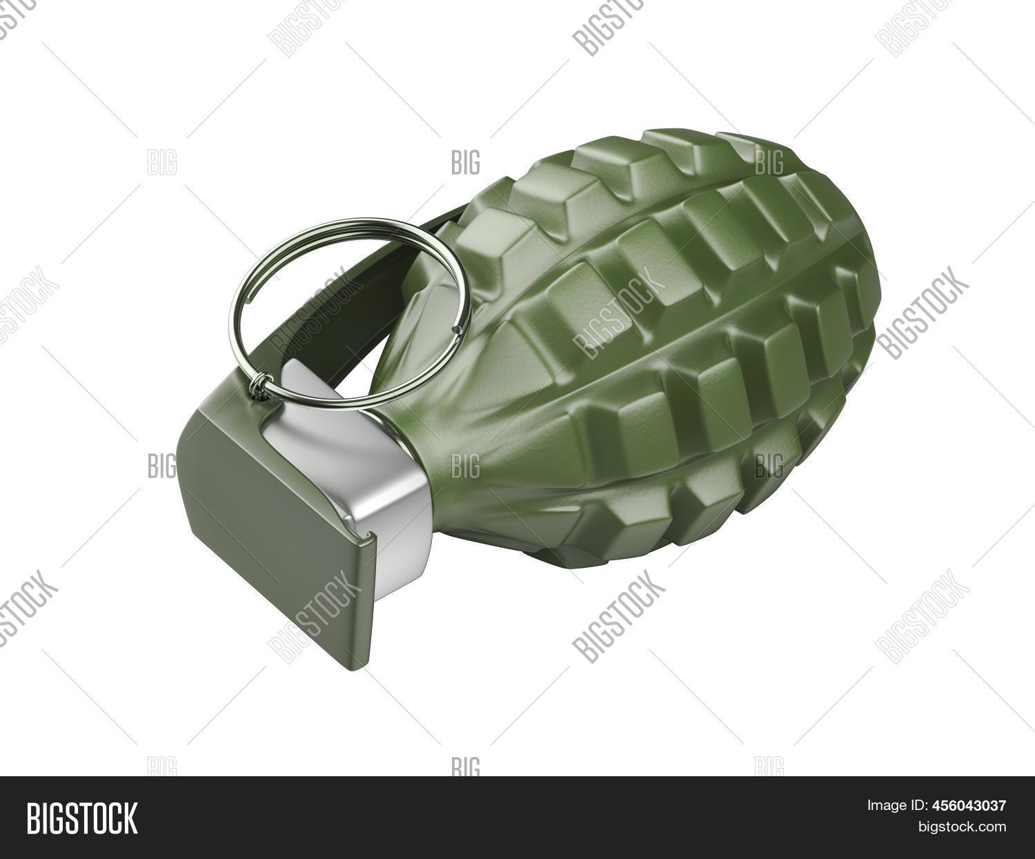 Green Hand Grenade On Image & Photo (Free Trial) | Bigstock