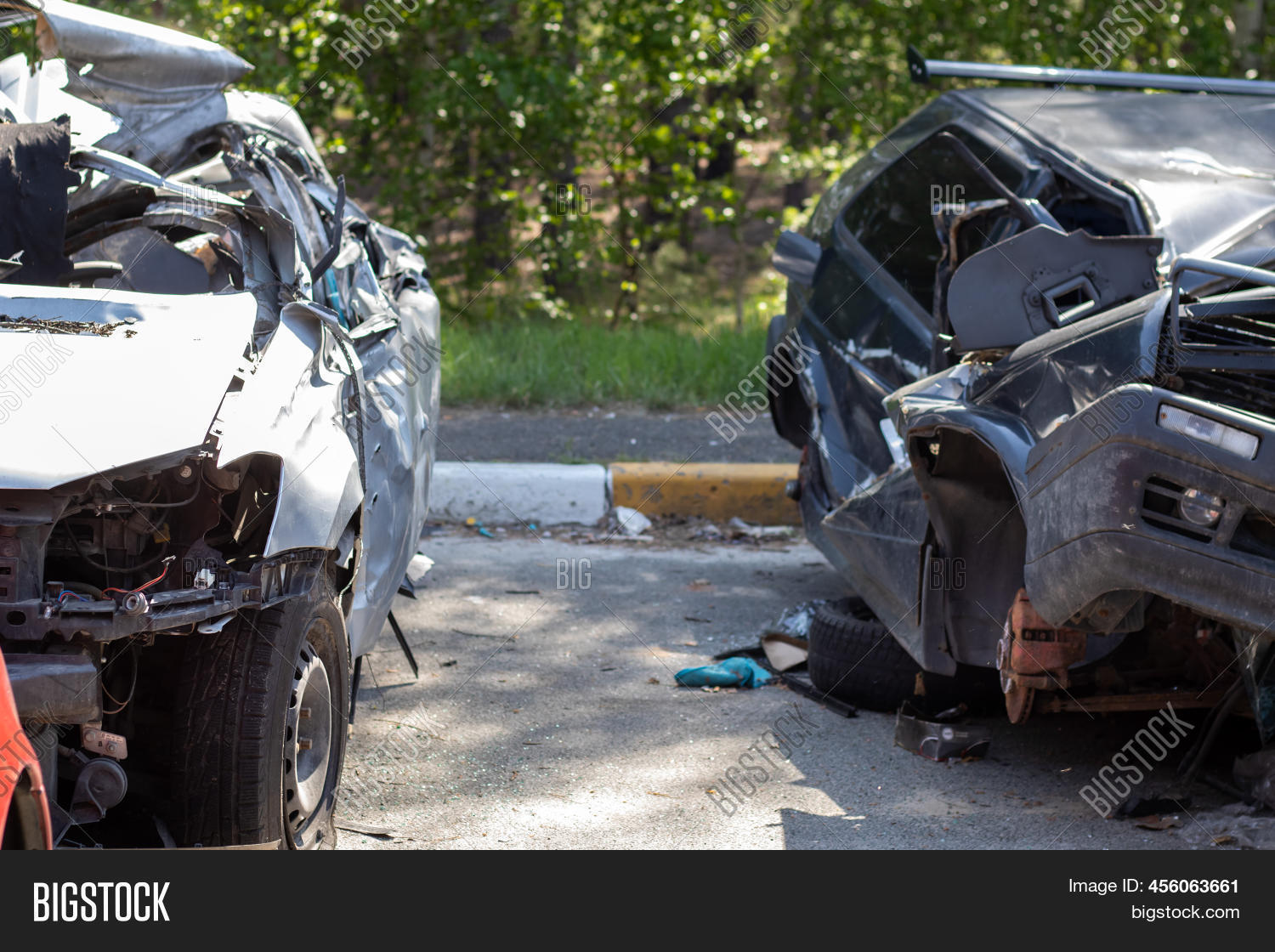 Many Broken Cars After Image & Photo (Free Trial) | Bigstock