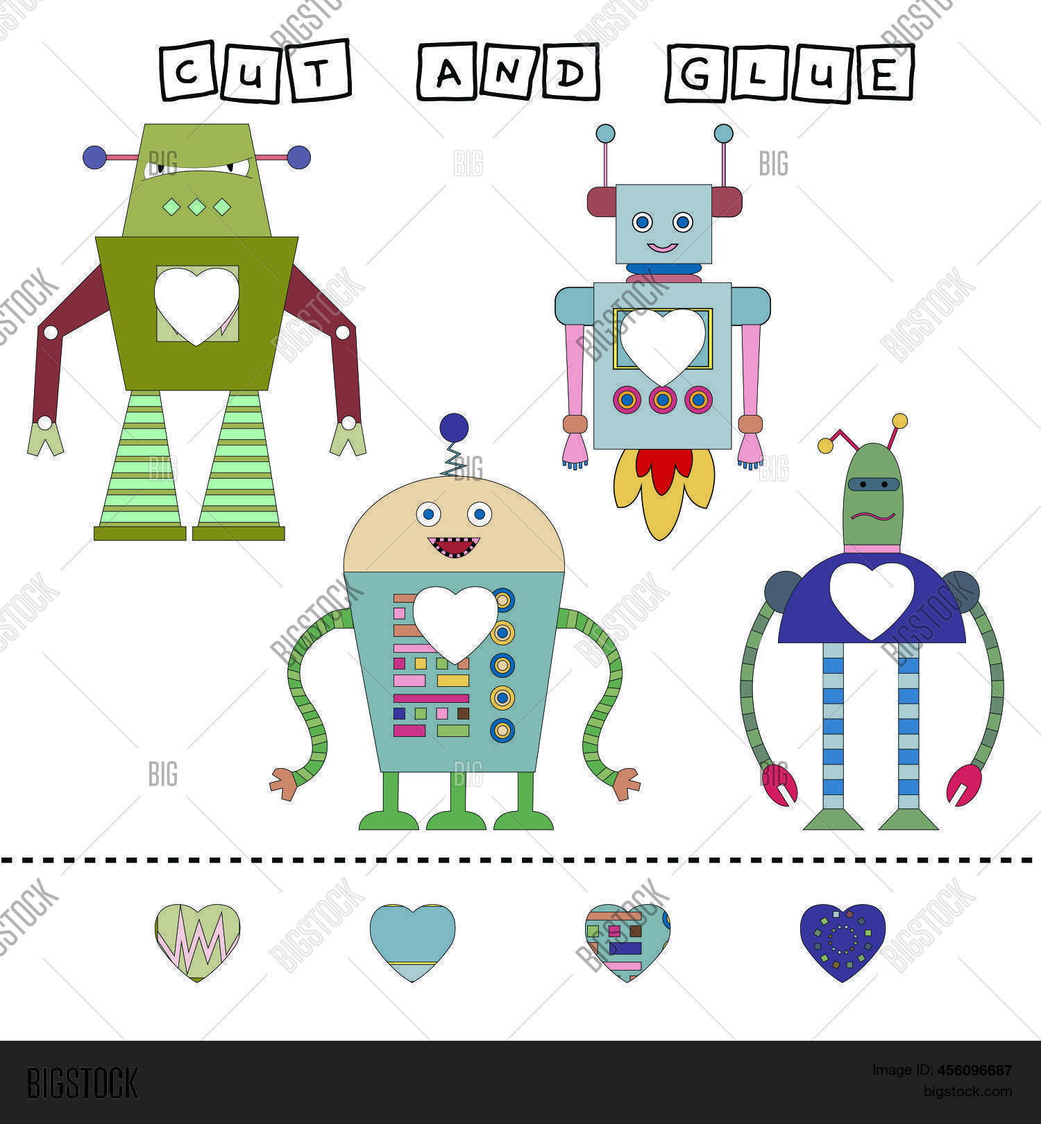Cut Out Parts Image Vector & Photo (Free Trial) | Bigstock
