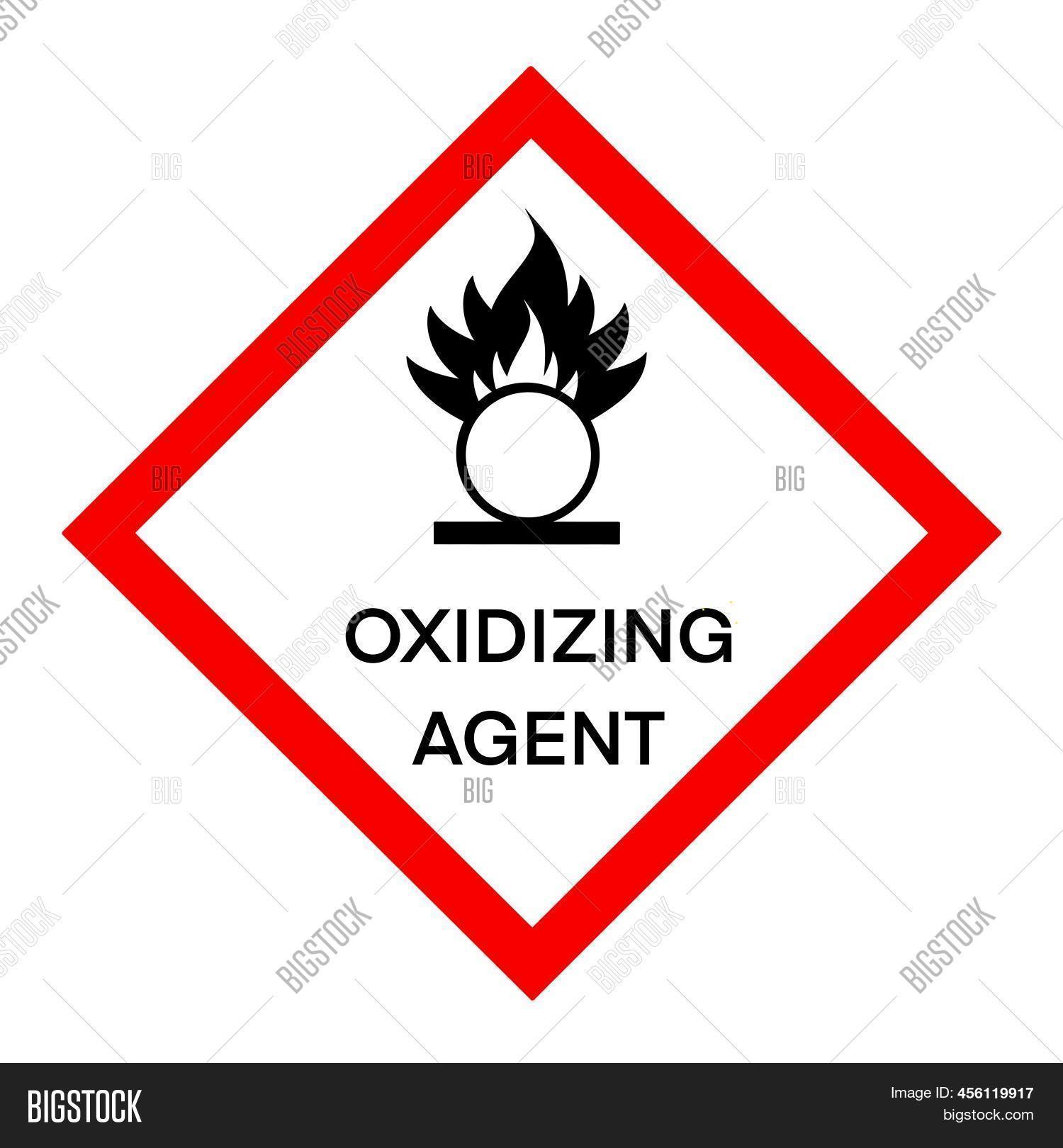 Oxidizing Agent Symbol Image & Photo (Free Trial) | Bigstock