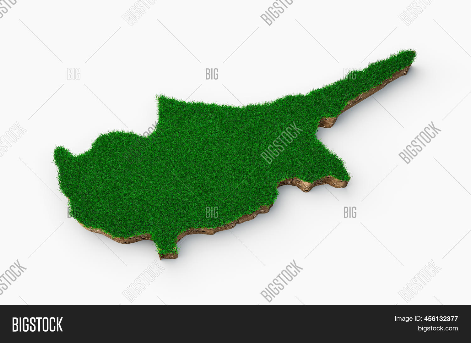 Cyprus Map Soil Land Image & Photo (Free Trial) | Bigstock