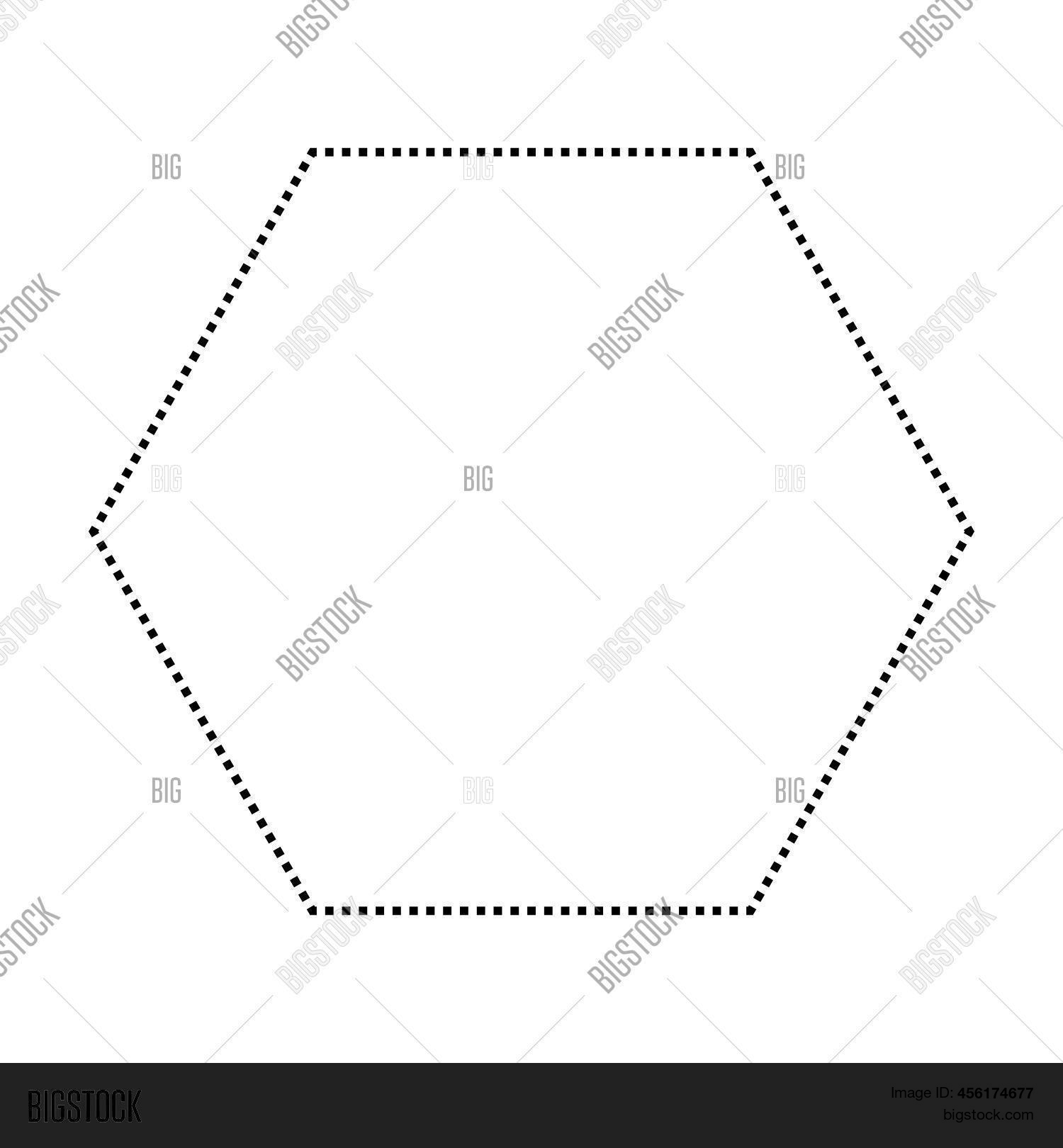 Hexagon Shape Dotted Vector & Photo (Free Trial) | Bigstock