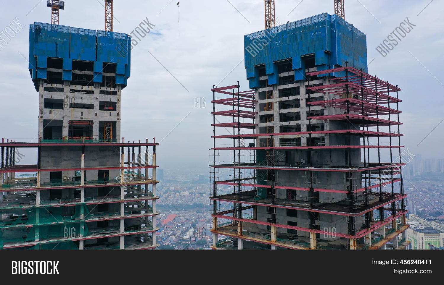 Twin Tower Building Image & Photo (Free Trial) | Bigstock