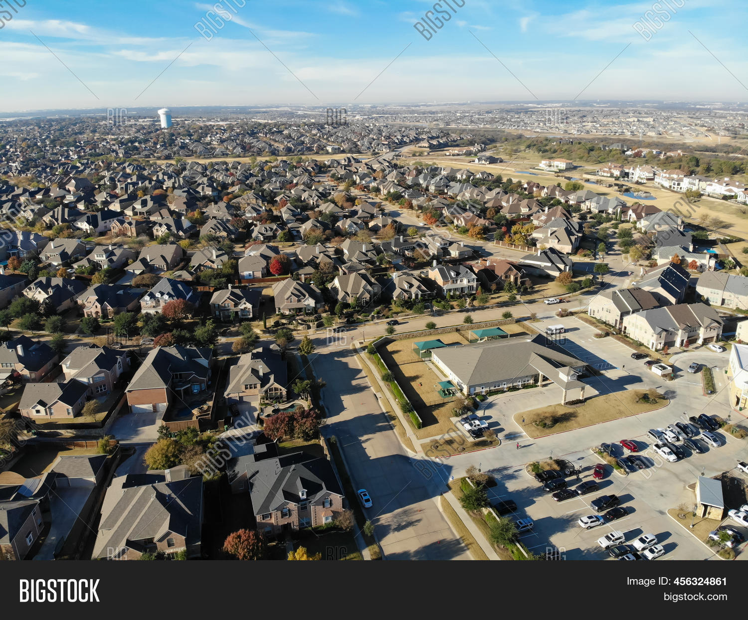 Aerial View Row New Image & Photo (Free Trial) | Bigstock