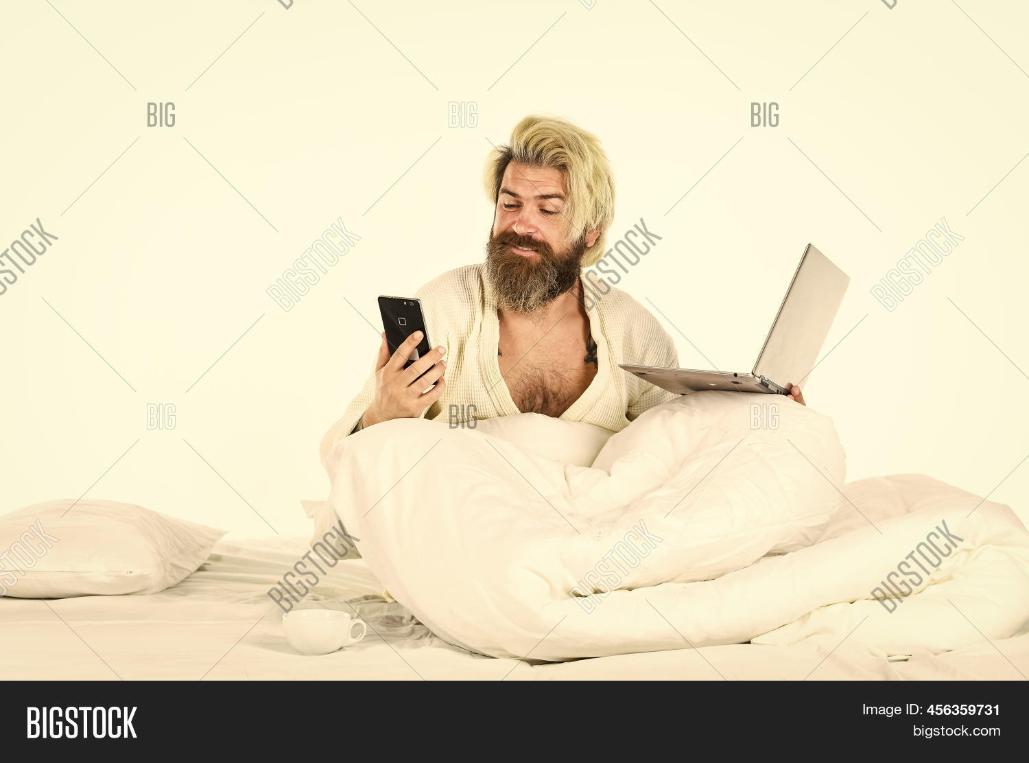 Work On Day Off. Male Image & Photo (Free Trial) | Bigstock
