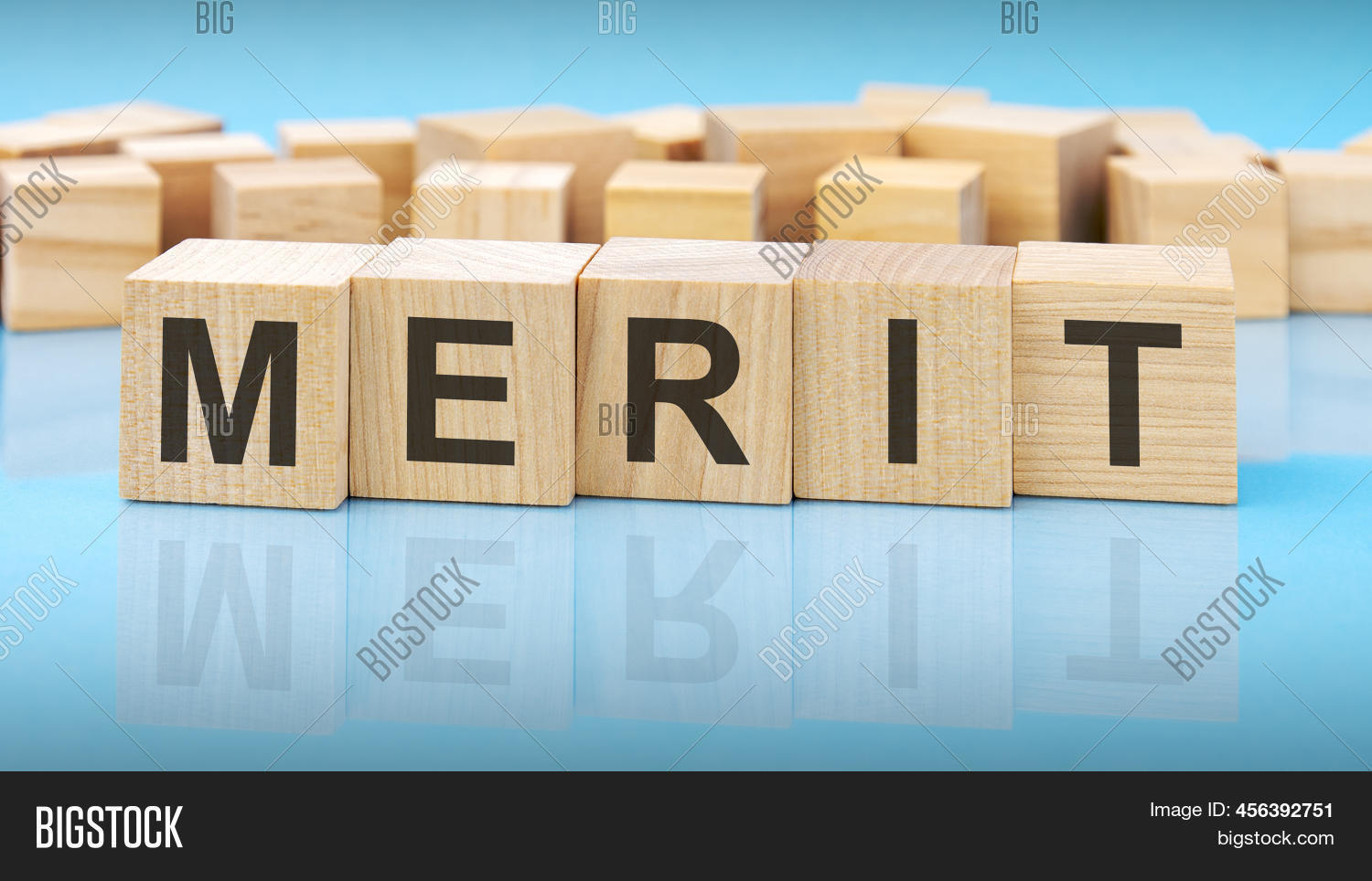 Word Merit Made Wood Image & Photo (Free Trial) | Bigstock