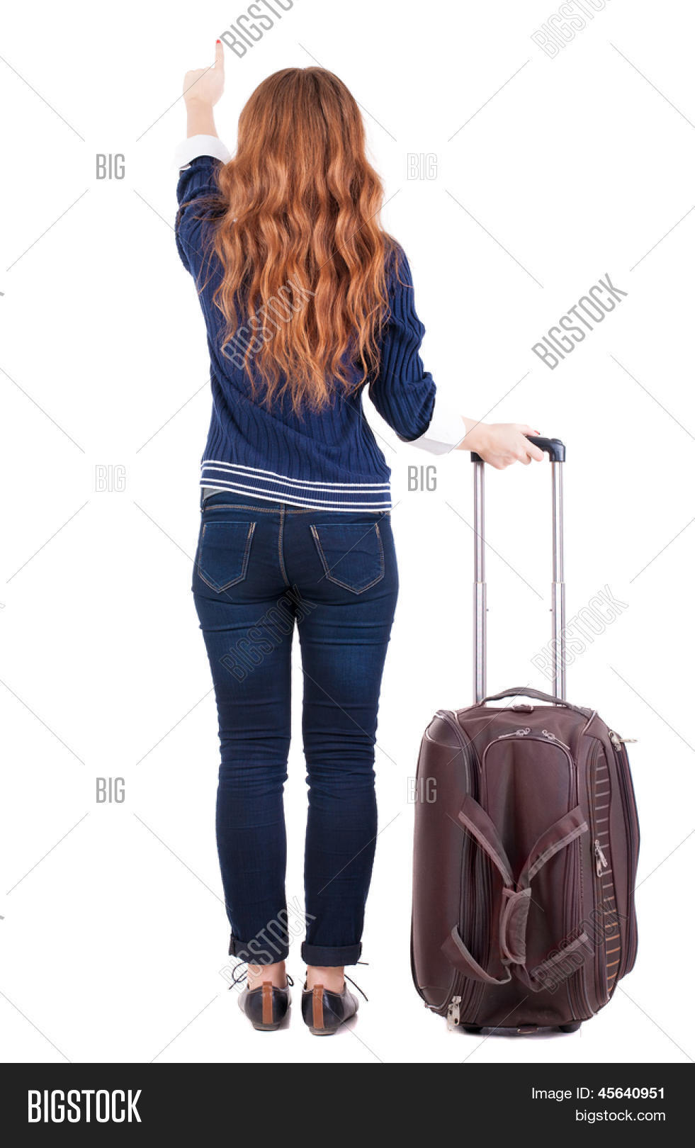 Back View Pointing Image & Photo (Free Trial) | Bigstock