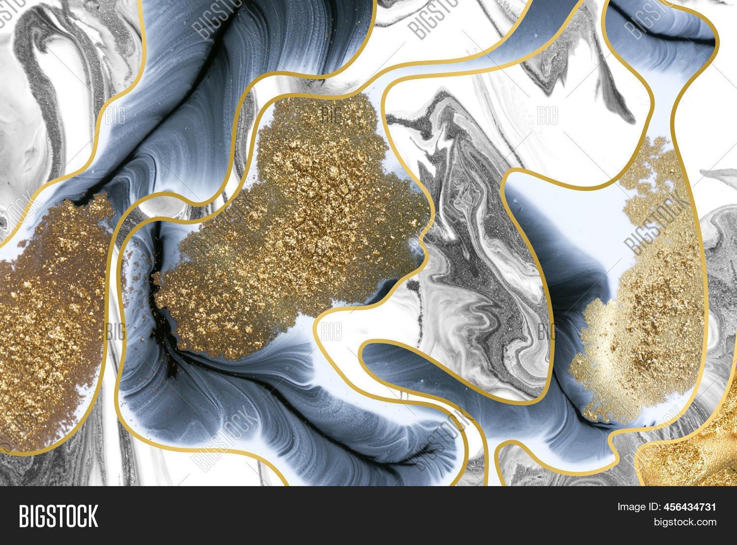 Gold Dust Spots Golden Image & Photo (Free Trial) | Bigstock