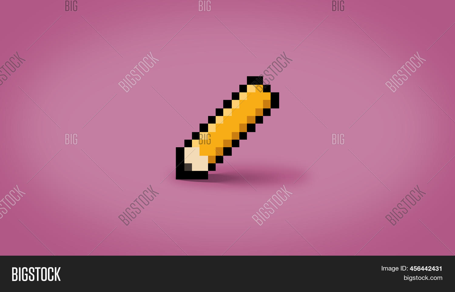 Pixel 8 Bit Yellow Image & Photo (Free Trial) | Bigstock