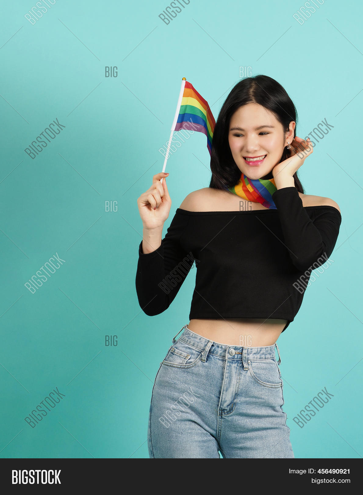 Lgbtq Woman Holding Image & Photo (Free Trial) | Bigstock