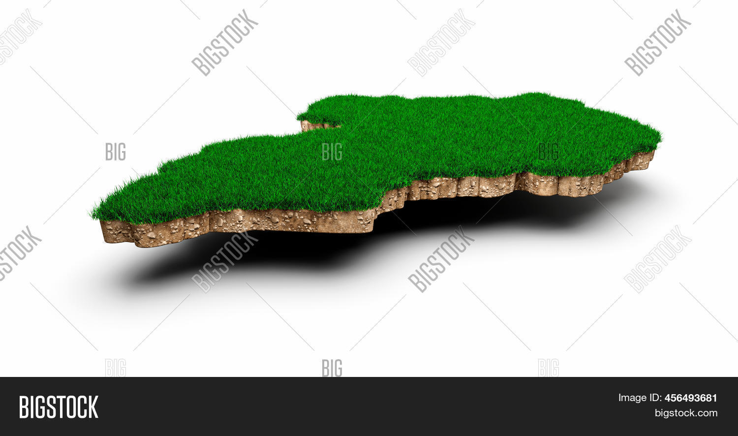 Uganda Map Soil Land Image & Photo (Free Trial) | Bigstock