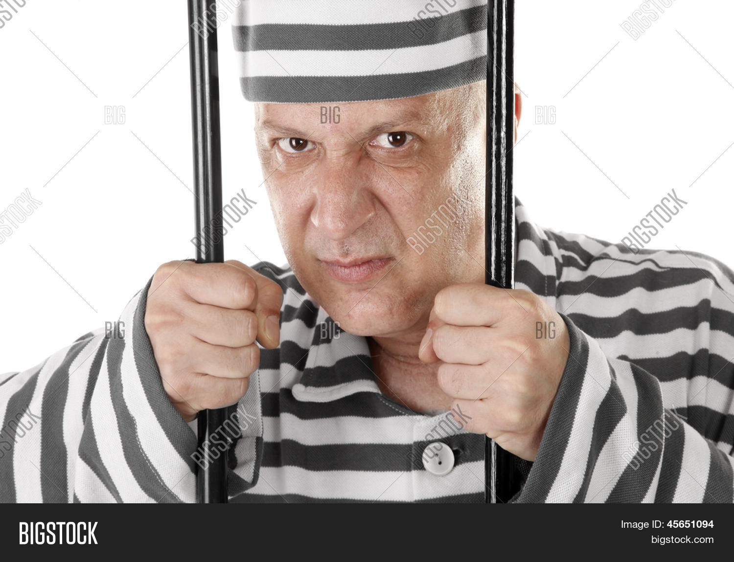 Angry Convict Prisoner Image & Photo (Free Trial) | Bigstock