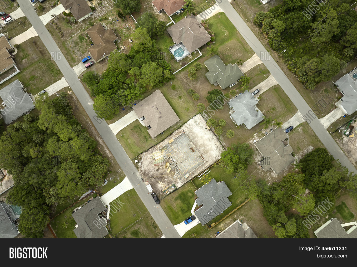 Aerial View Suburban Image & Photo (Free Trial) | Bigstock