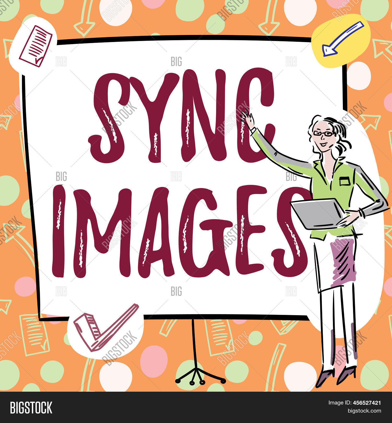 Sign Displaying Sync Image & Photo (Free Trial) | Bigstock