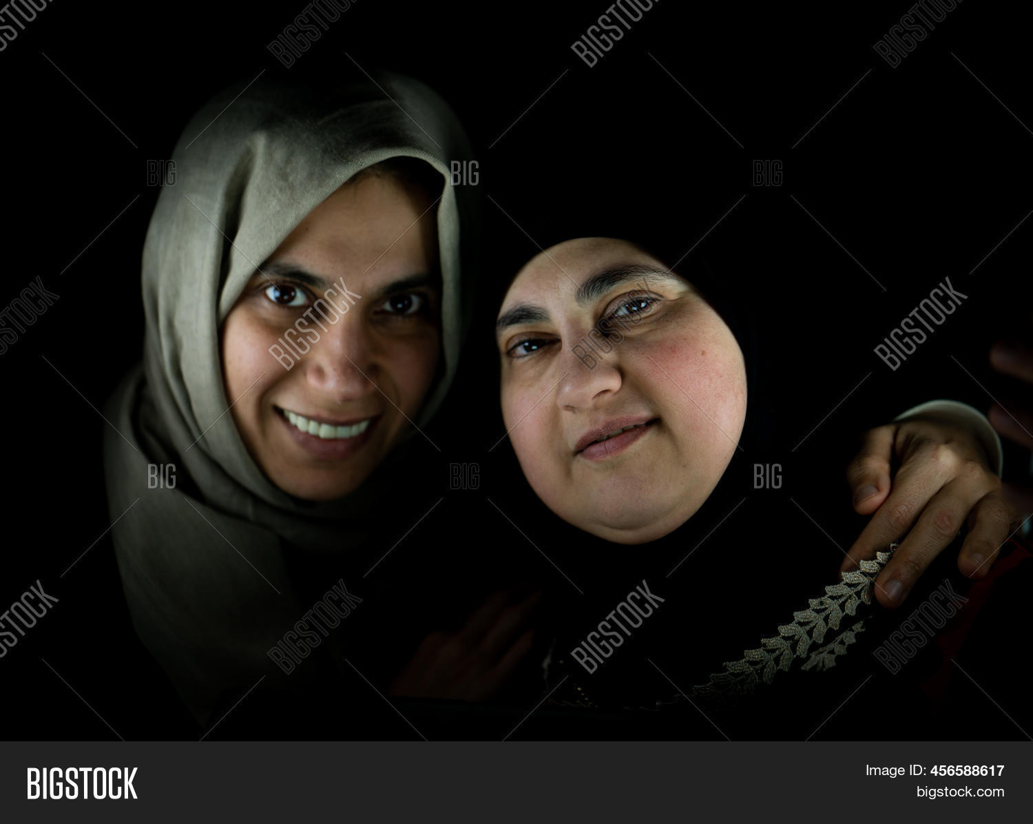 Two Happy Muslim Woman Image & Photo (Free Trial) | Bigstock