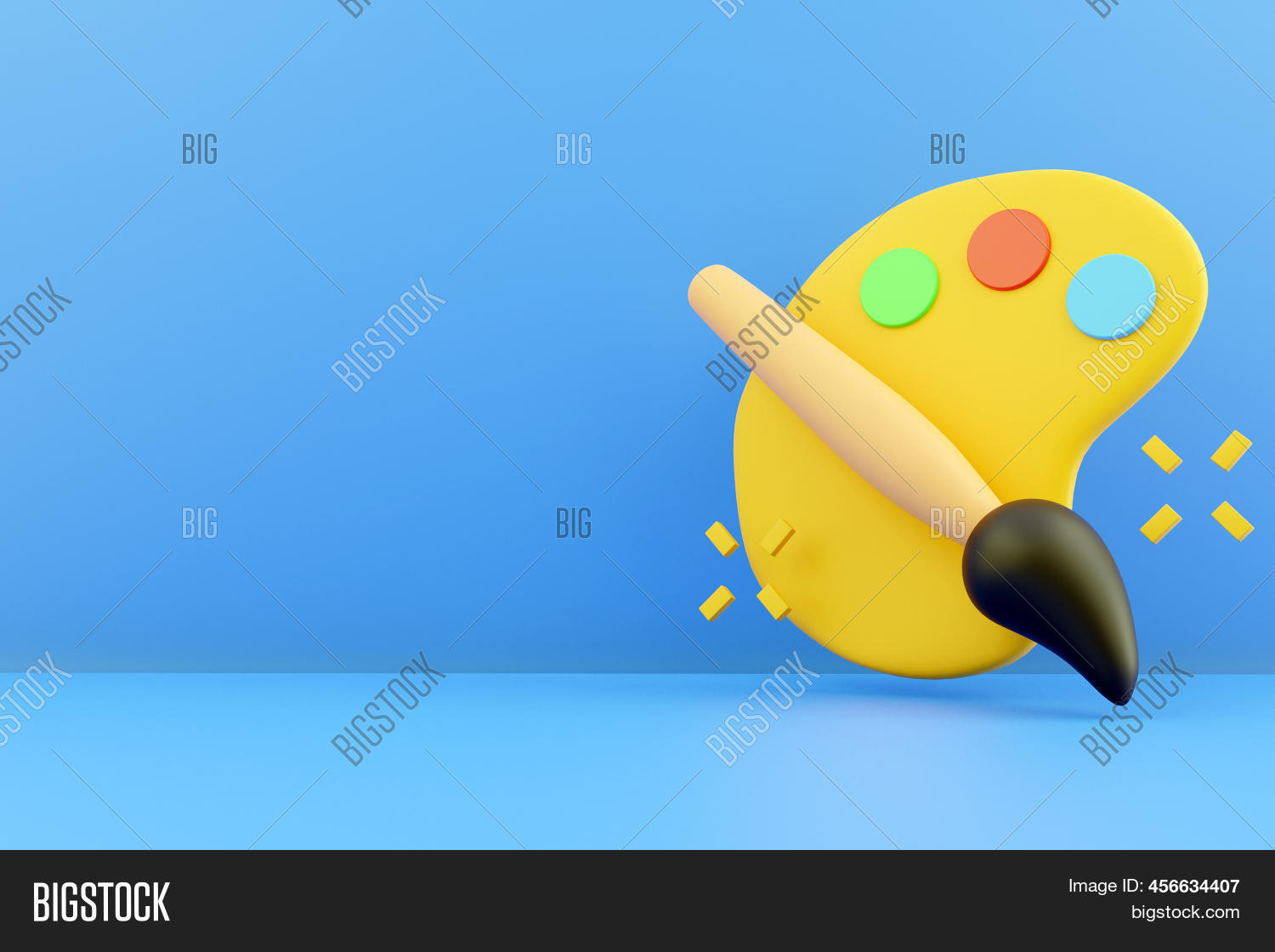 3d Render Art Palette Image & Photo (Free Trial) | Bigstock