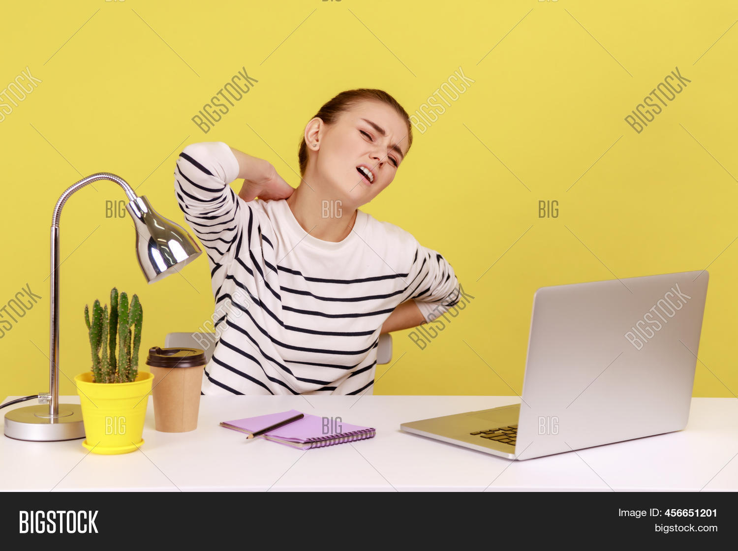 Exhausted Woman Office Image & Photo (Free Trial) | Bigstock
