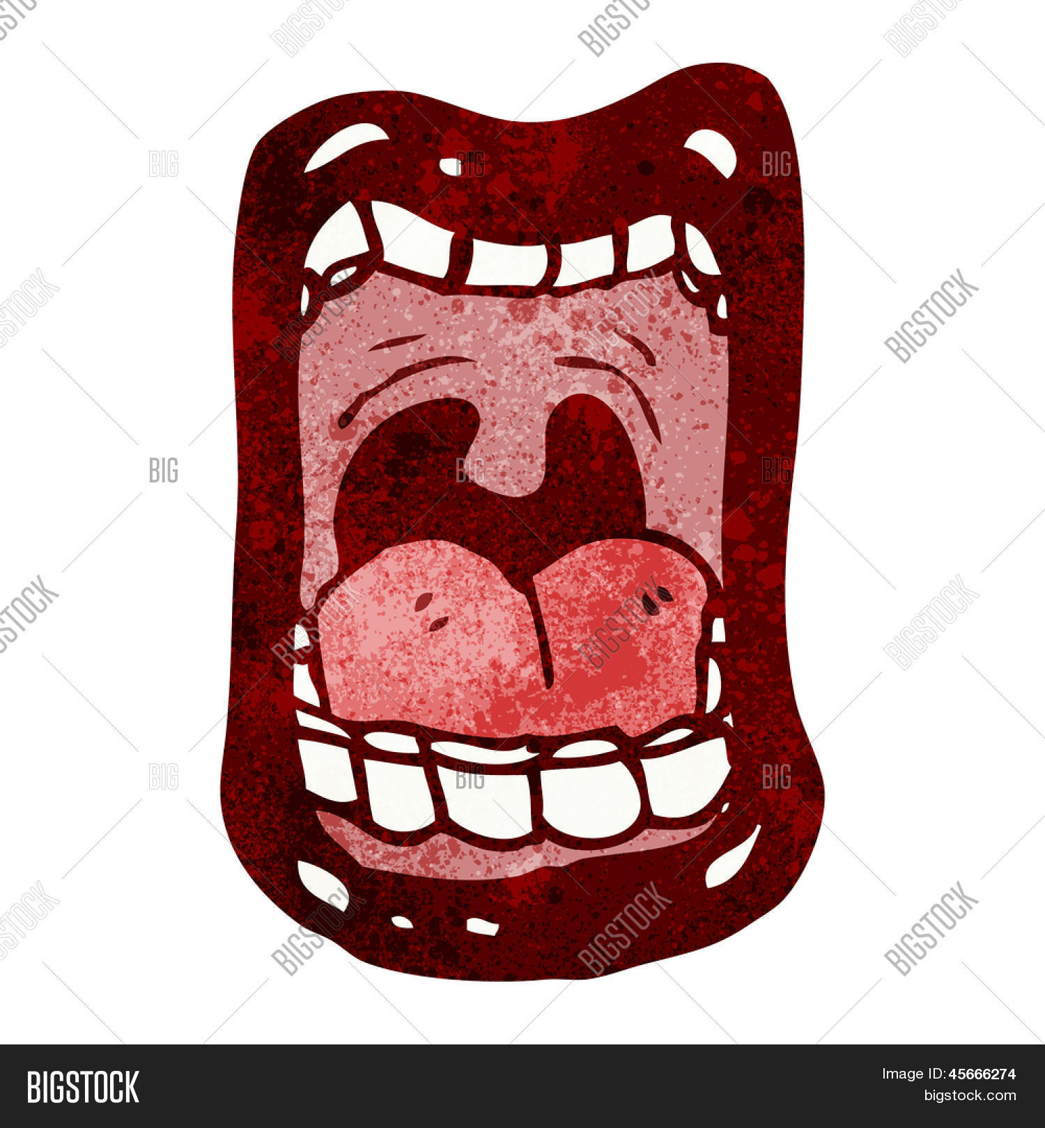Cartoon Shouting Mouth Image & Photo (Free Trial) | Bigstock