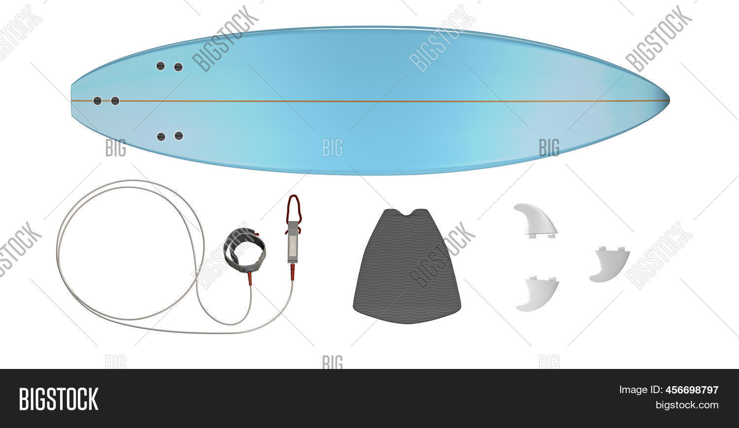 Parts Surfboard Lined Image & Photo (Free Trial) | Bigstock