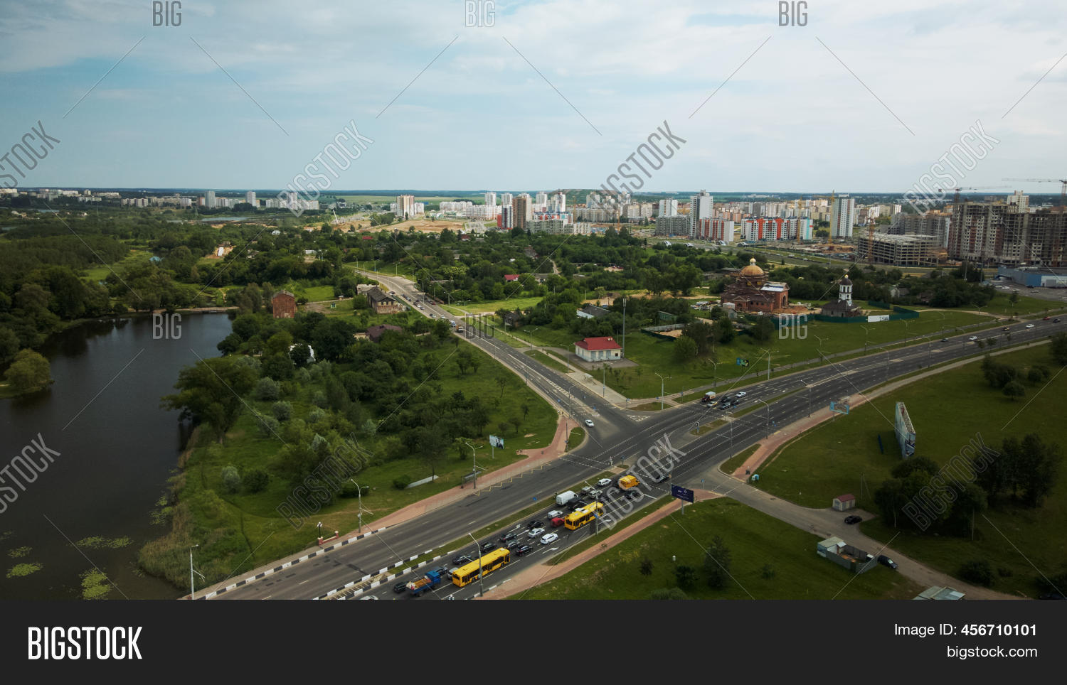 Crossroads Large City Image & Photo (Free Trial) | Bigstock
