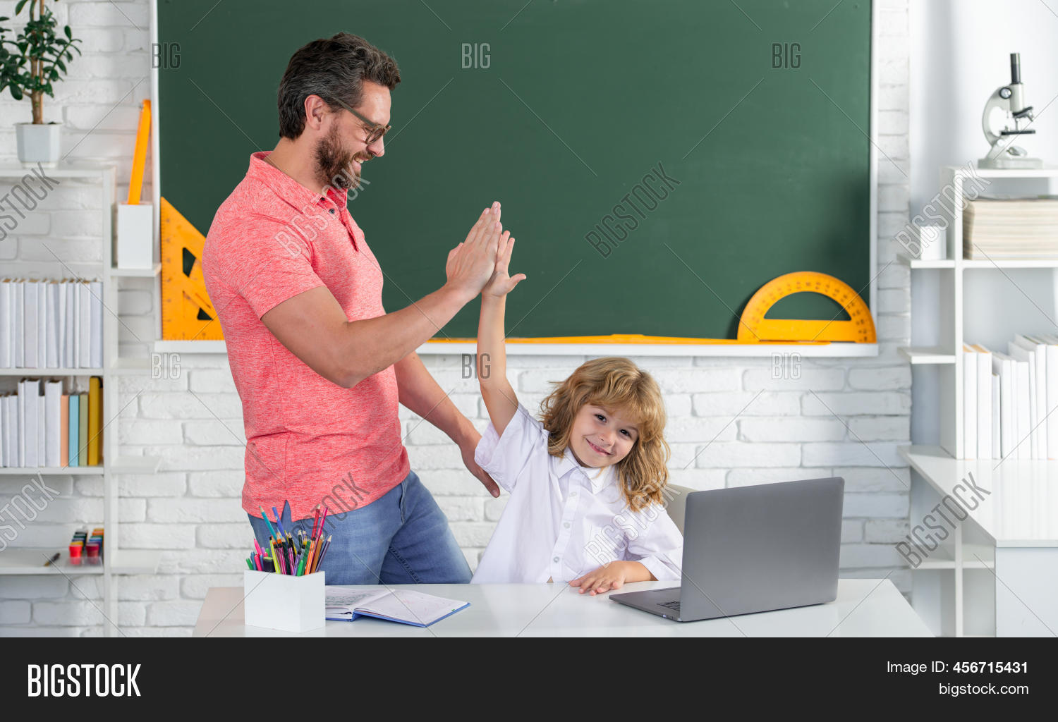 School Kid Teacher Image & Photo (Free Trial) | Bigstock