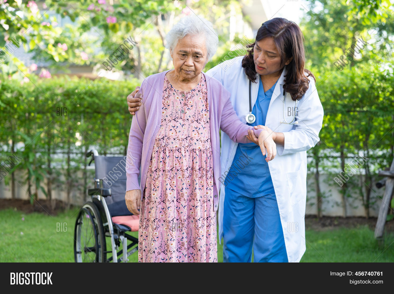 Doctor Help Care Asian Image & Photo (Free Trial) | Bigstock
