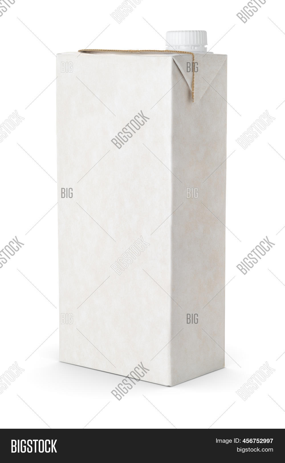 Front View Blank Milk Image & Photo (Free Trial) | Bigstock