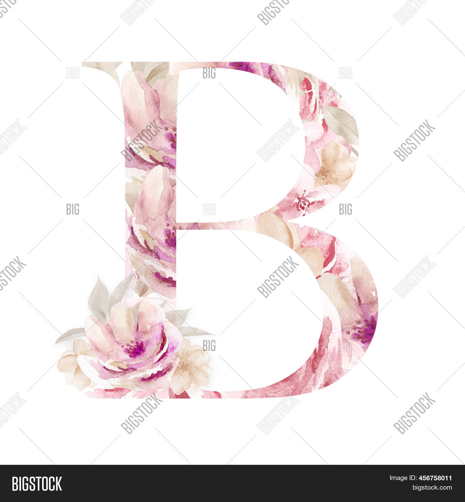 Flower Letter B Bloom Image & Photo (Free Trial) | Bigstock