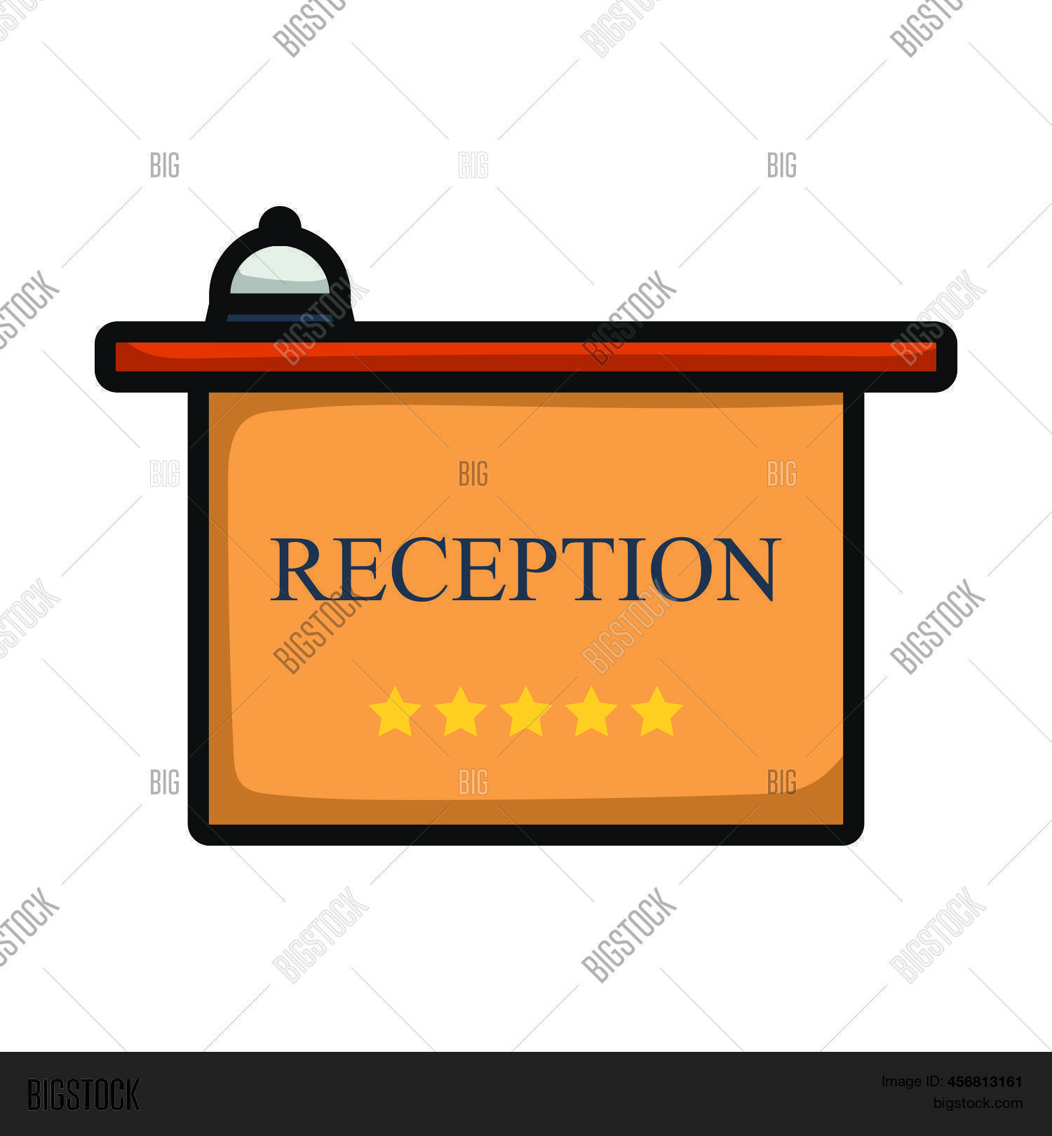 Icon Reception Desk. Vector & Photo (Free Trial) | Bigstock