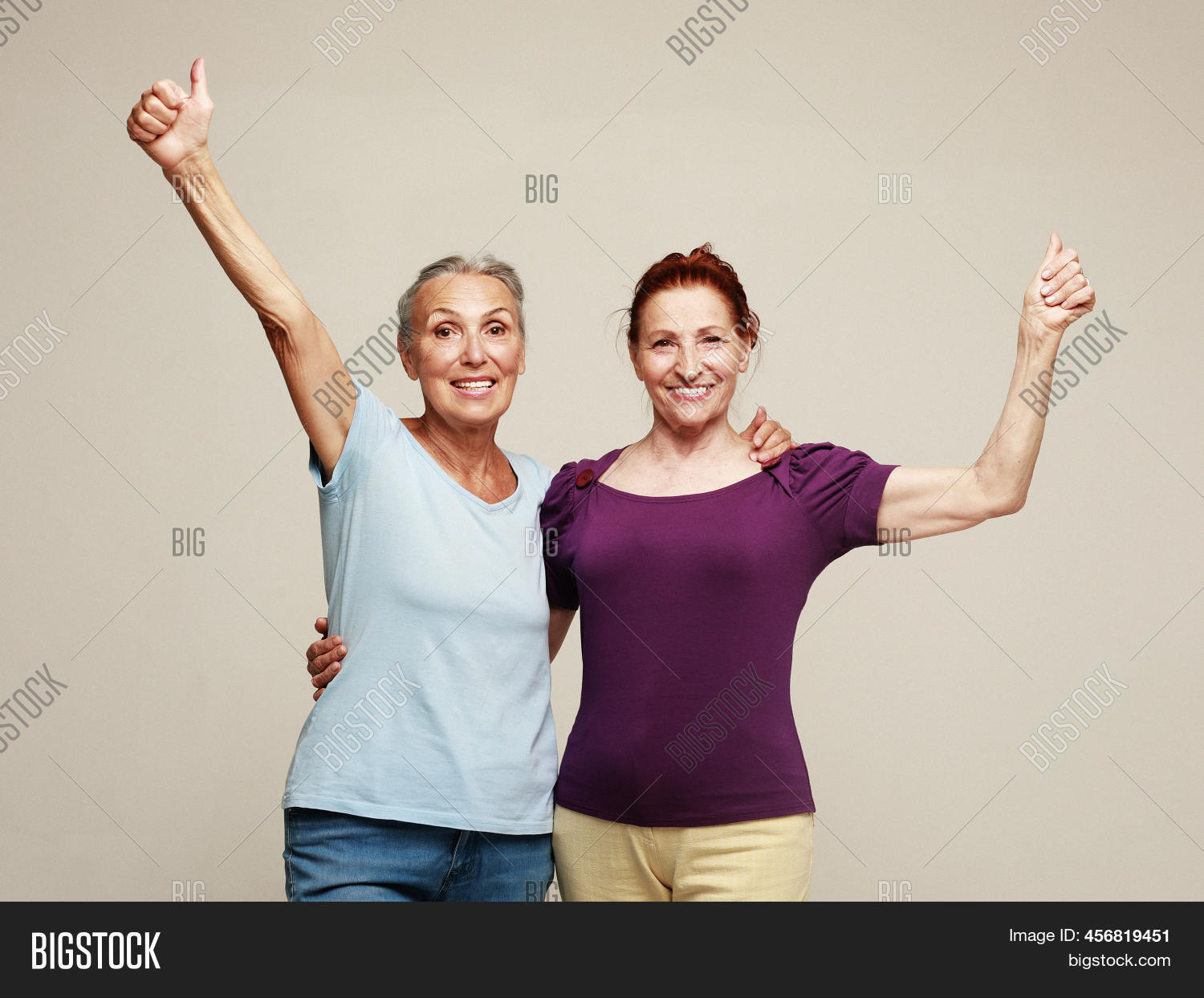 Two Old Women Friends Image & Photo (Free Trial) | Bigstock