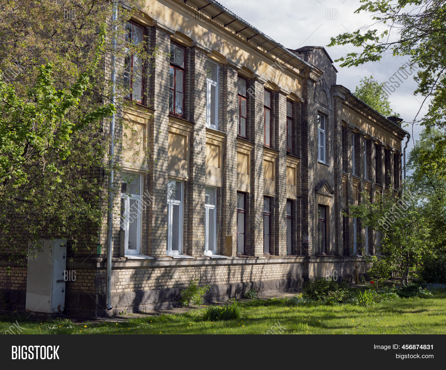 Two-story Old Brick Image & Photo (Free Trial) | Bigstock