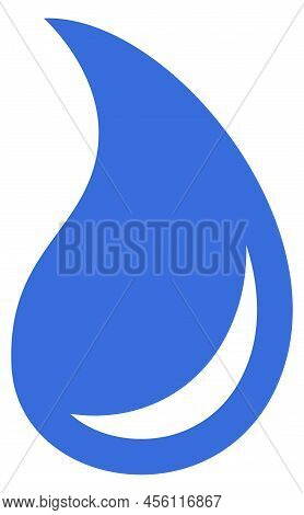 Blue Droplet Icon. Vector & Photo (Free Trial) | Bigstock