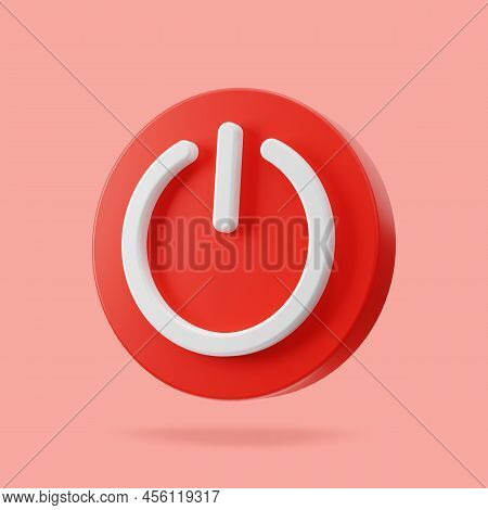 3d Red Power Button Image & Photo (Free Trial) | Bigstock