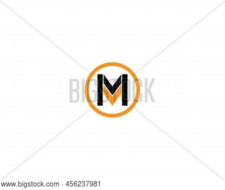 Letter M Line Logo Vector & Photo (Free Trial) | Bigstock