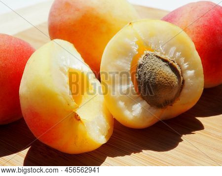 Apricots Close . Whole Image & Photo (Free Trial) | Bigstock