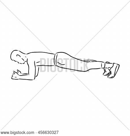 Plank Position Vector & Photo (Free Trial) | Bigstock