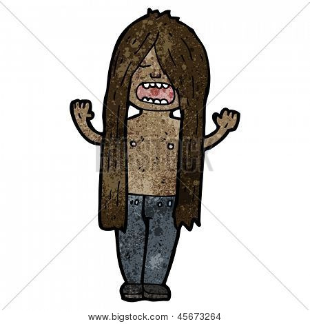 Cartoon Long Haired Image & Photo (Free Trial) | Bigstock