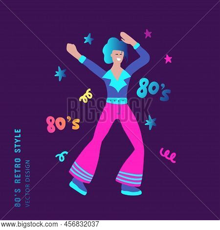 80s Retro Party Vector & Photo (Free Trial) | Bigstock