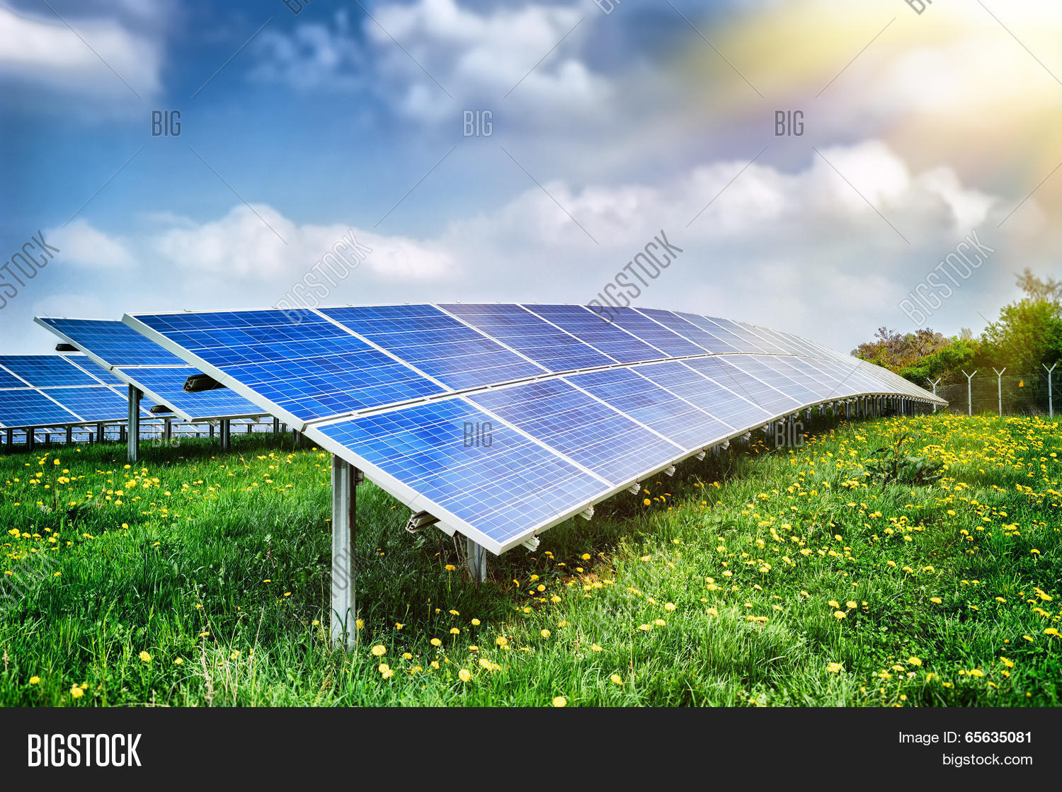 Landscape Solar Energy Image & Photo (Free Trial) | Bigstock