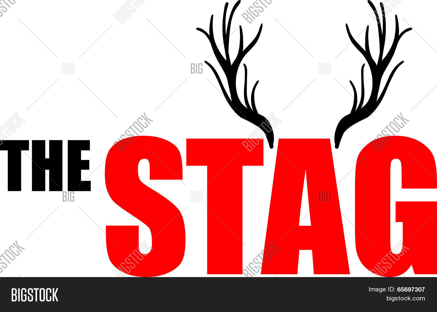 Stag Background Vector & Photo (Free Trial) | Bigstock