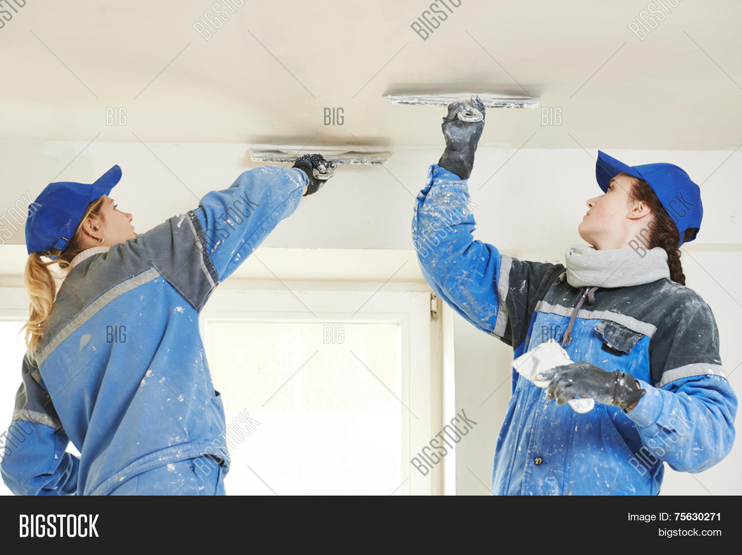 Female Plasterer Image & Photo (Free Trial) | Bigstock