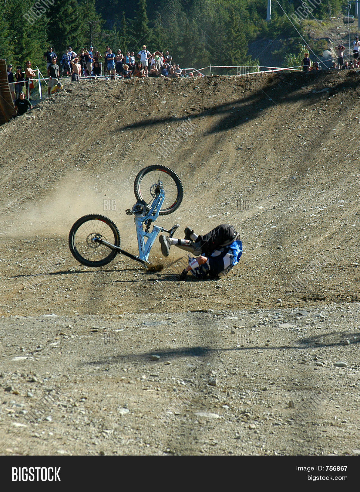 Blue Bike Crash Image & Photo (Free Trial) | Bigstock