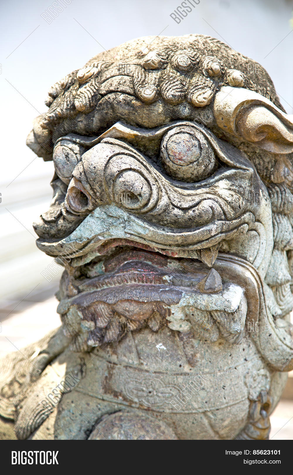 Demon Temple Bwhite Image & Photo (Free Trial) | Bigstock