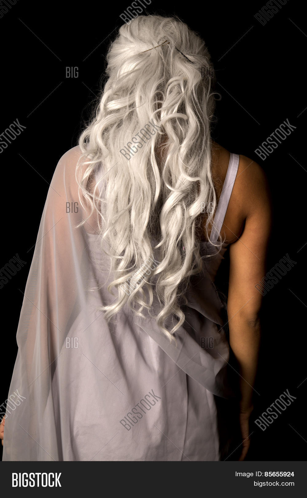 Woman Gray Hair Back Image & Photo (Free Trial) | Bigstock