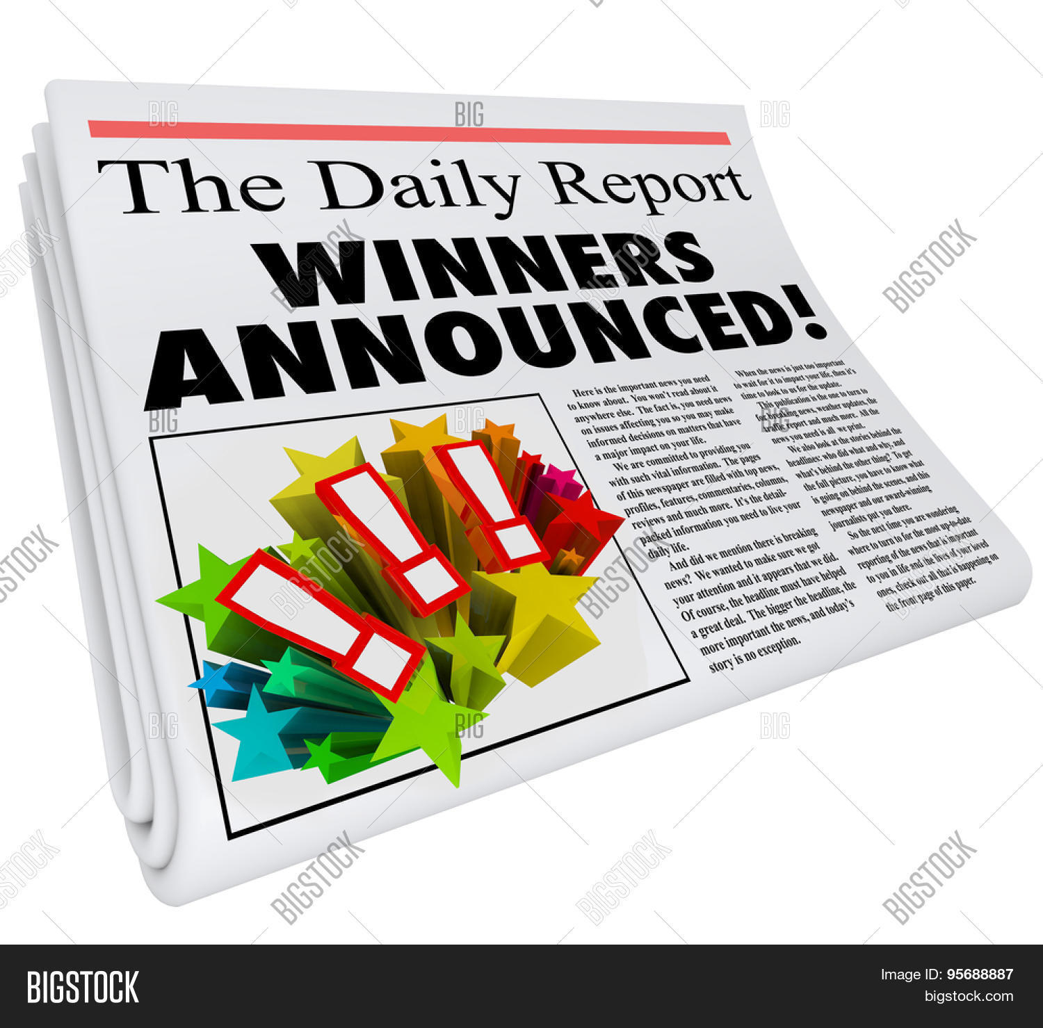 Winners Announced Image & Photo (Free Trial) | Bigstock